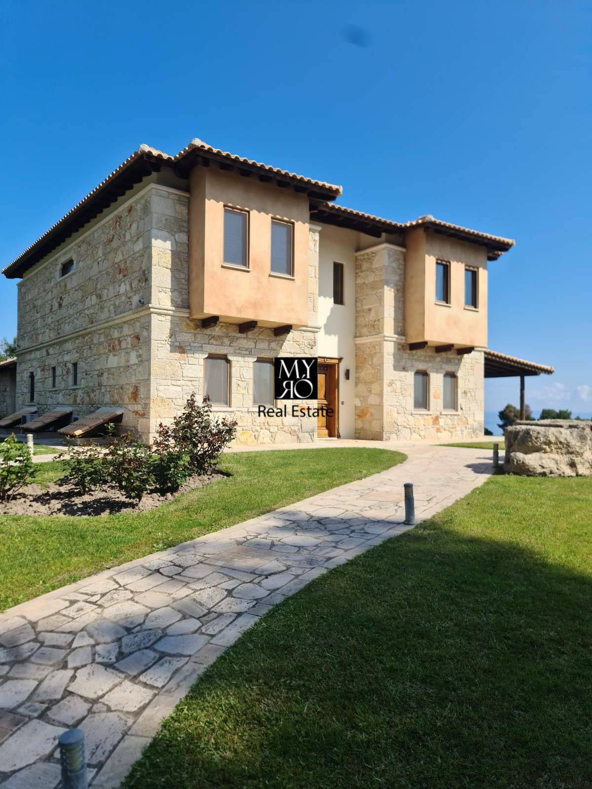 Luxurious Stone Villa with Sea View in Kryopigi, Halkidiki – Myró Real ...